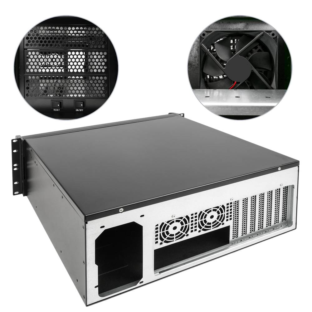 Rackmount chassis Server case 19 inch ATX microATX 4U two door N4058 -Leading Rackmount Chassis ...